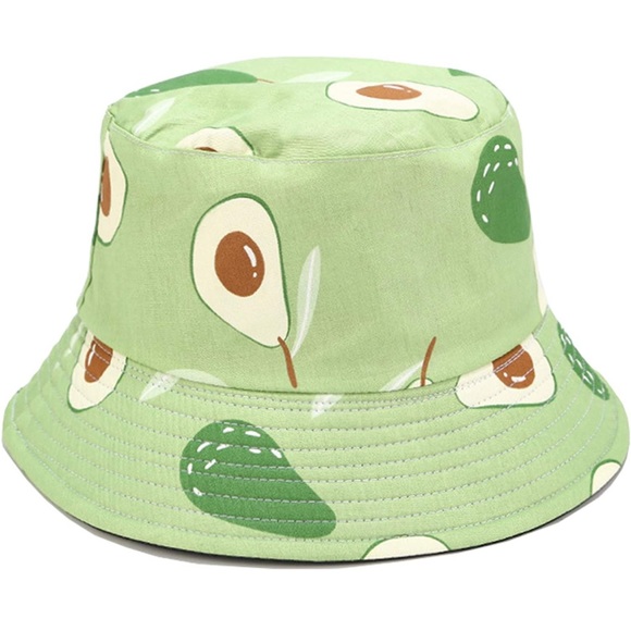 Accessories | Womans Green Avocado Pattern Bucket Hat Nwt | Poshmark